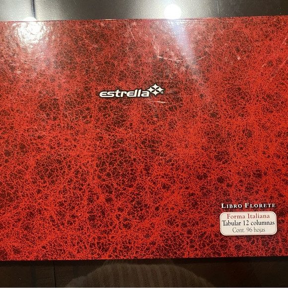 Office | Libro Florete Tabular Forma Italiana 12 Columnas 96 Hojas ...